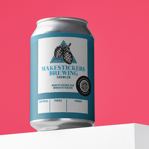 Crowler Labels - Free Shipping | MakeStickers