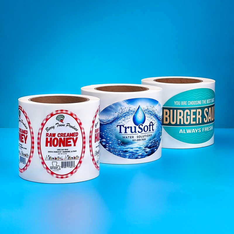 Custom Oval Labels - Free Shipping | MakeStickers