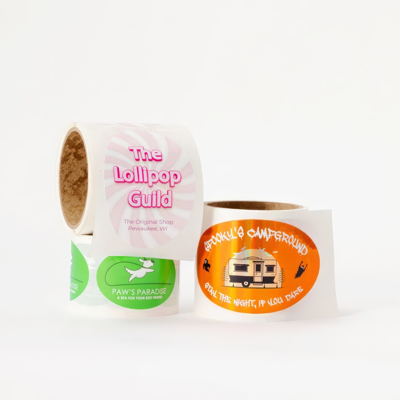 Custom Oval Labels - Free Shipping | MakeStickers