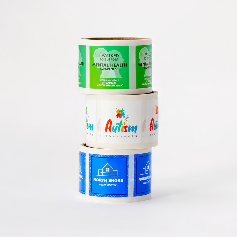 Custom Square Labels - Free Shipping | MakeStickers