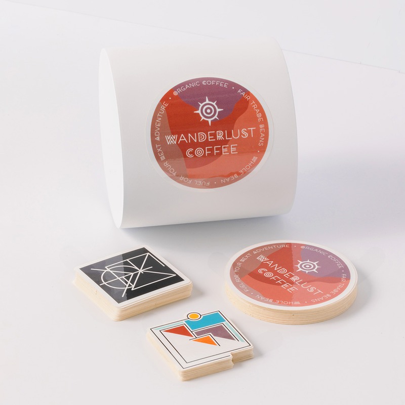 Custom Glossy Stickers - Free Shipping | MakeStickers