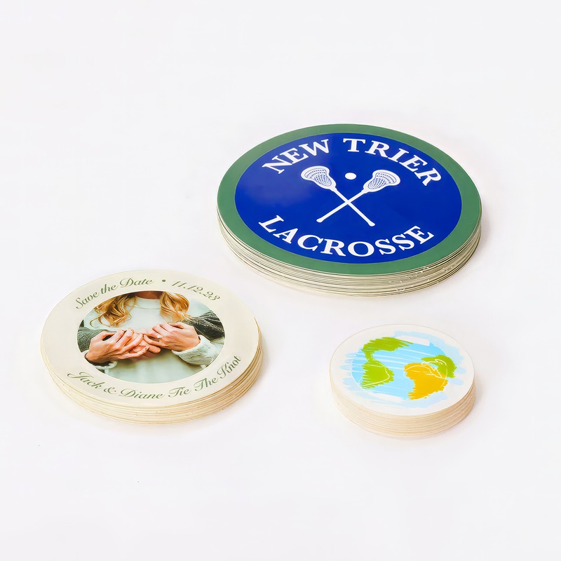 Custom Circle Stickers - Free Shipping | MakeStickers